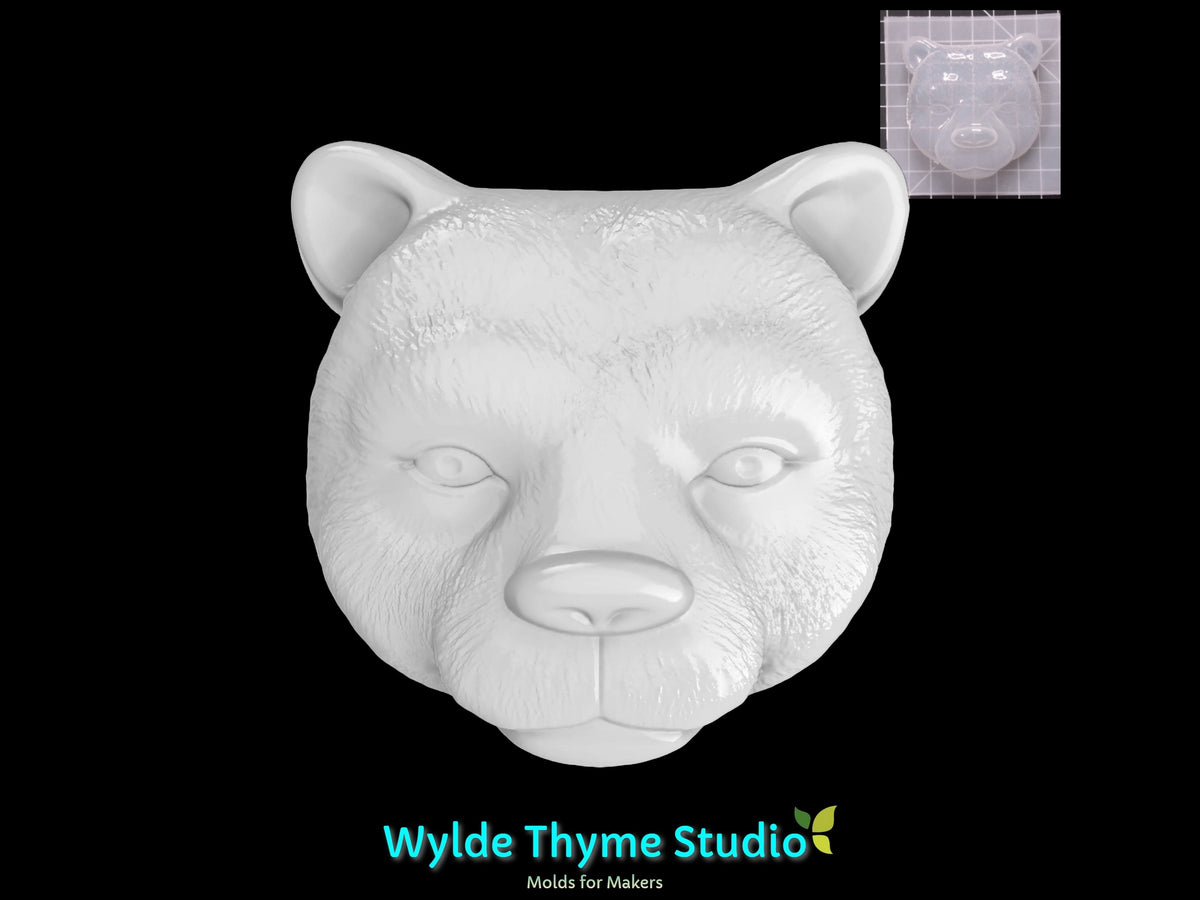 Bear Head Mold – Wylde Thyme Studio