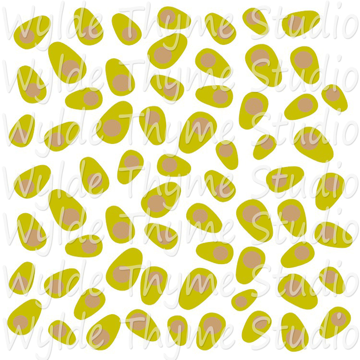 Avocado Scatter Stencil – Wylde Thyme Studio
