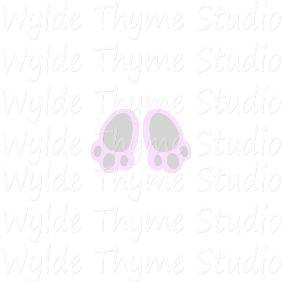 Bunny Feet Stencil – Wylde Thyme Studio