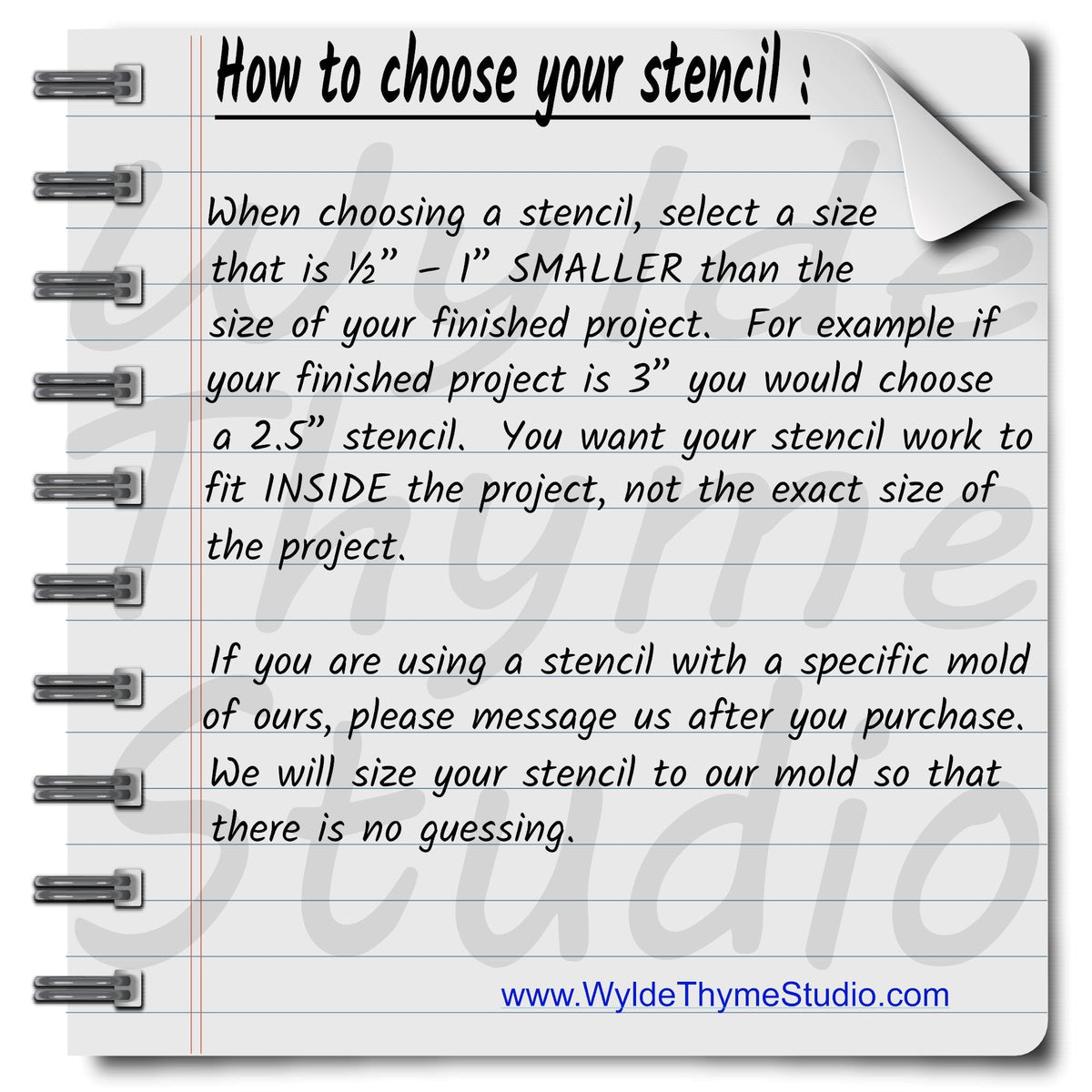 Blood & Redrum Stencil – Wylde Thyme Studio