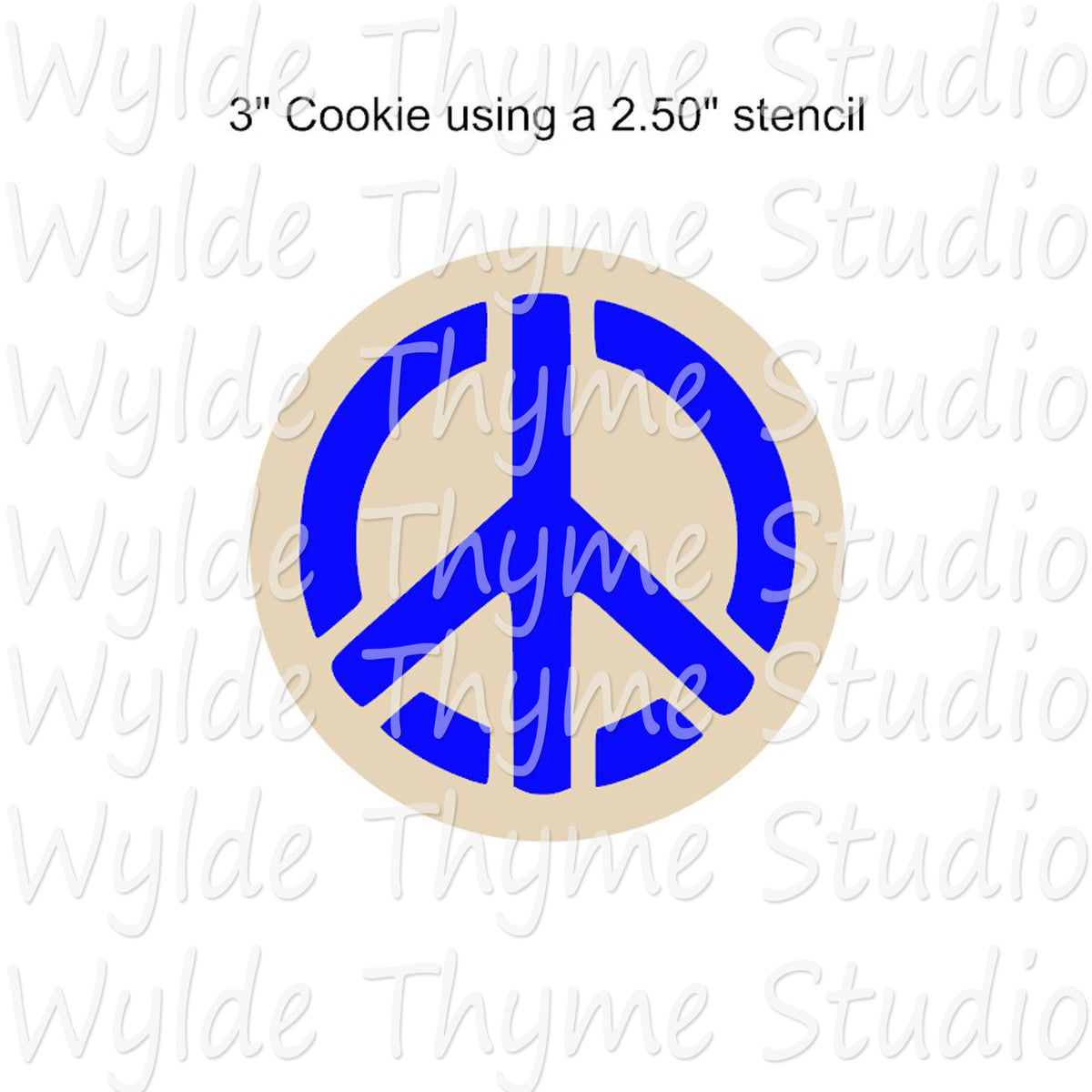 Peace Sign Stencil – Wylde Thyme Studio