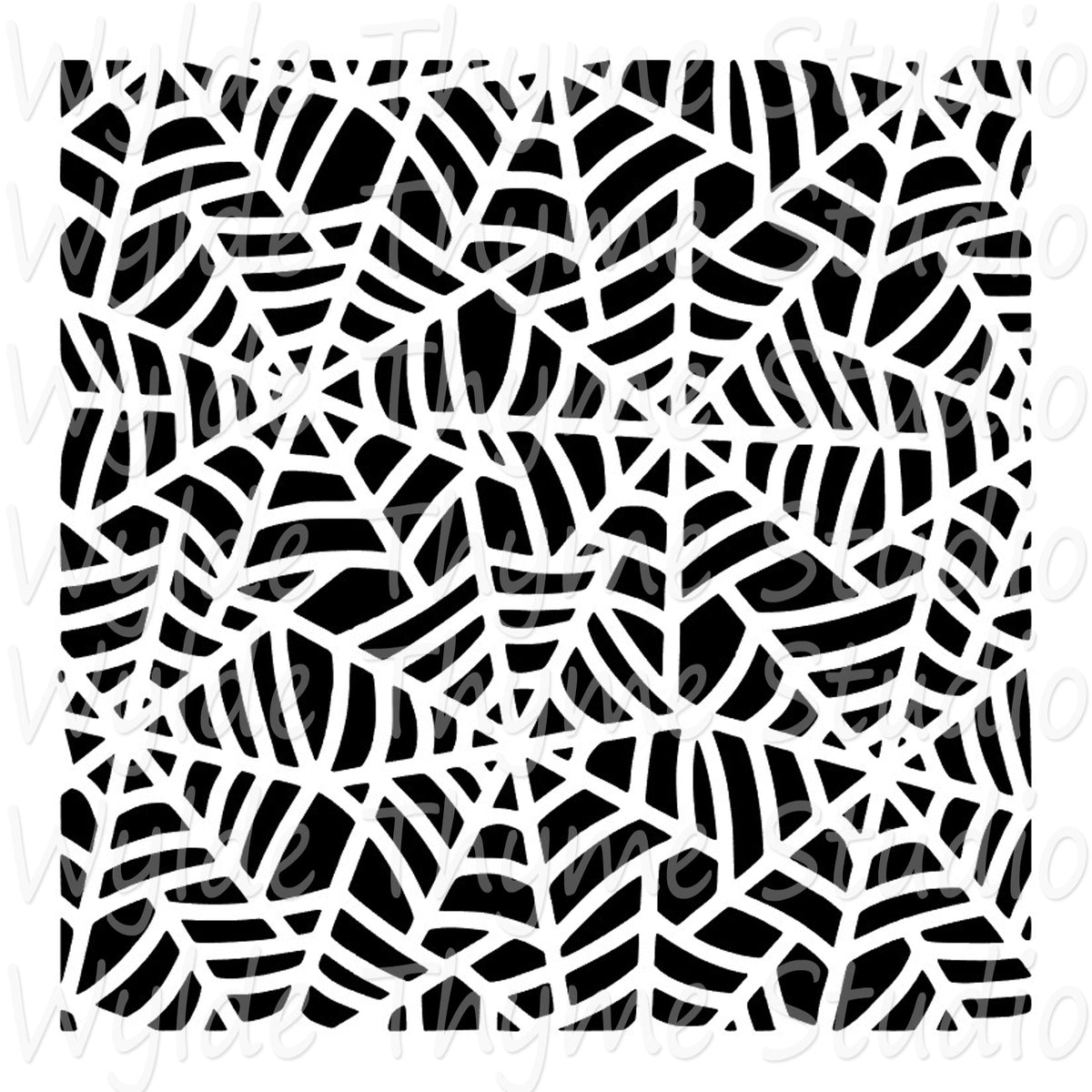 Spider Web Stencil Style 2 – Wylde Thyme Studio