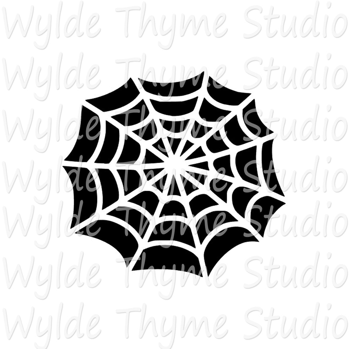 Spider Web Stencil Style 3 – Wylde Thyme Studio